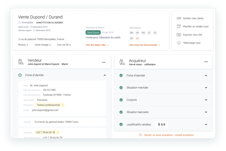 Découvrez les fonctionnalités pour les particuliers